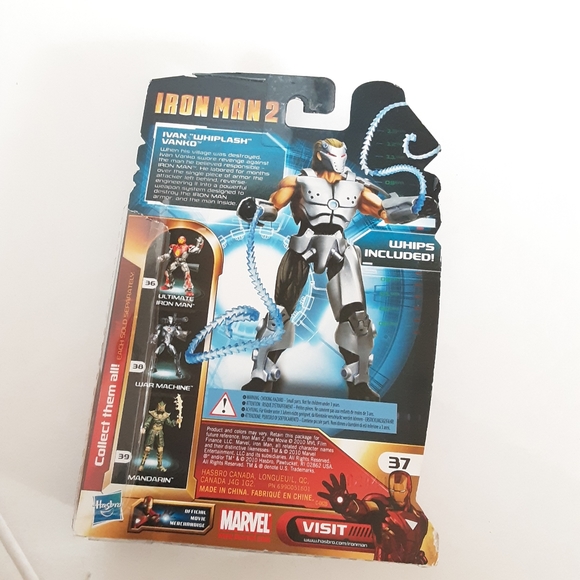 Hasbro | Toys | Iron Man 2 Comic Series Ivan Whiplash Vanko 4 Action Figure 37 | Poshmark
